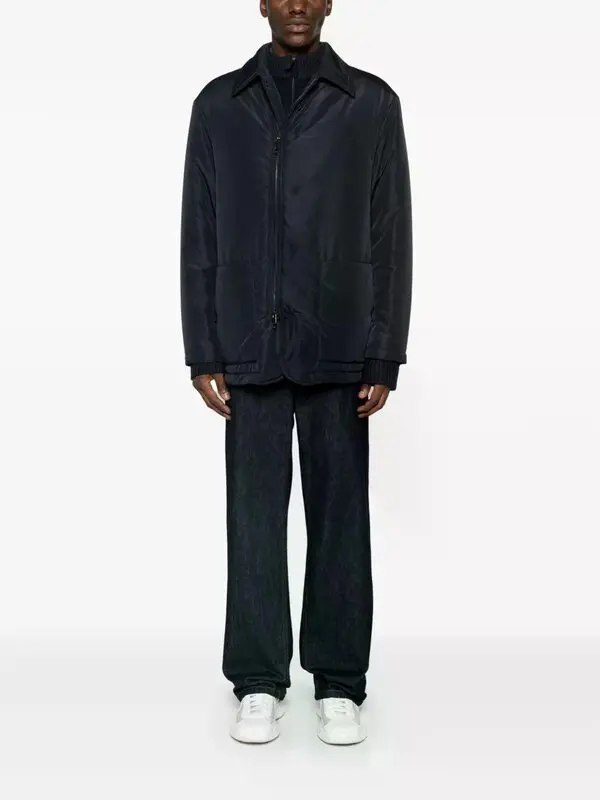 Emporio Armani Water-repellent Technical Jersey Jacket