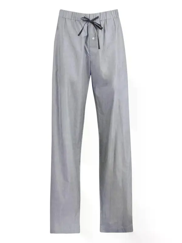 FLEUR DU MAL Poplin Pants - Grey