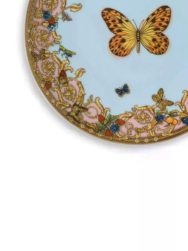 Versace X Rosenthal Jardin De Bread Plate