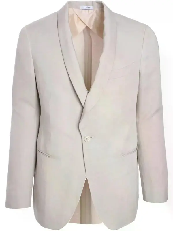Boglioli Buttoned Blazer - Neutrals