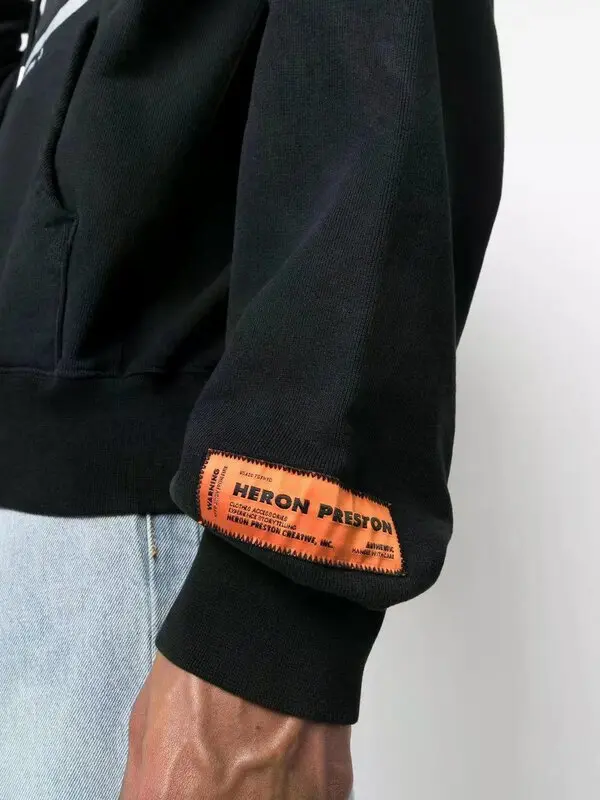 Heron Preston Graphic Print Hoodie