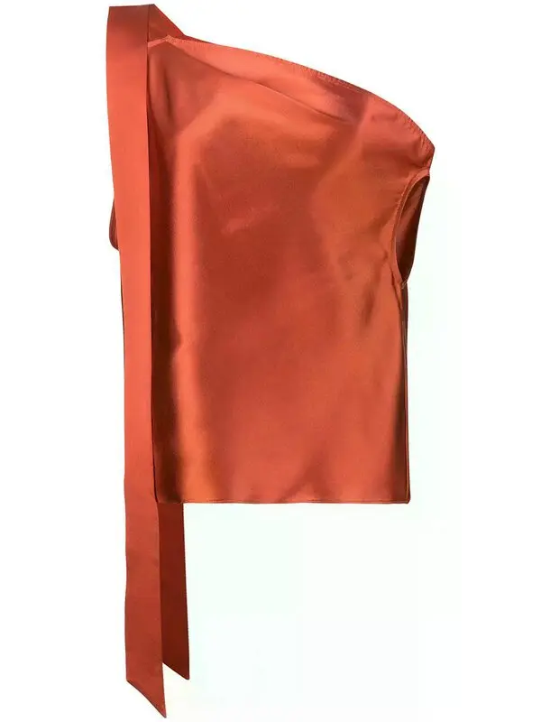 Michelle Mason Silk Off-shoulder Top