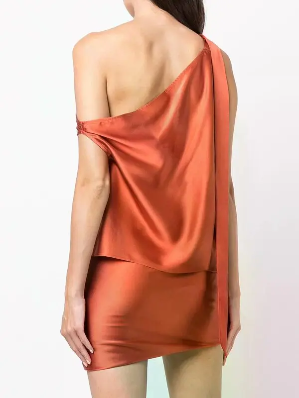 Michelle Mason Silk Off-shoulder Top