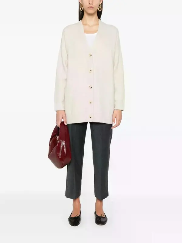 Vince V-neck Cardigan In Wool Blend