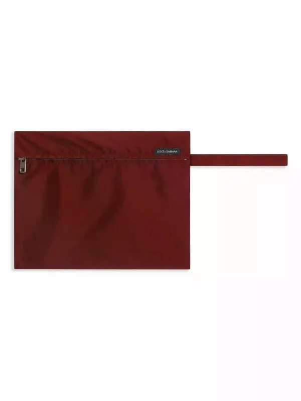 Dolce & Gabbana Logo-plaque Swim Shorts - Red