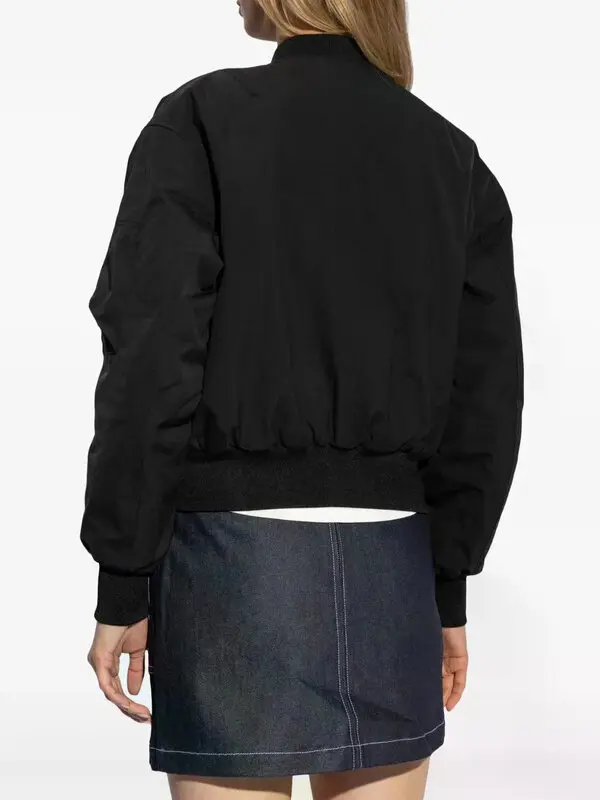 A.p.c. Bomber Jacket With Embroidered Logo