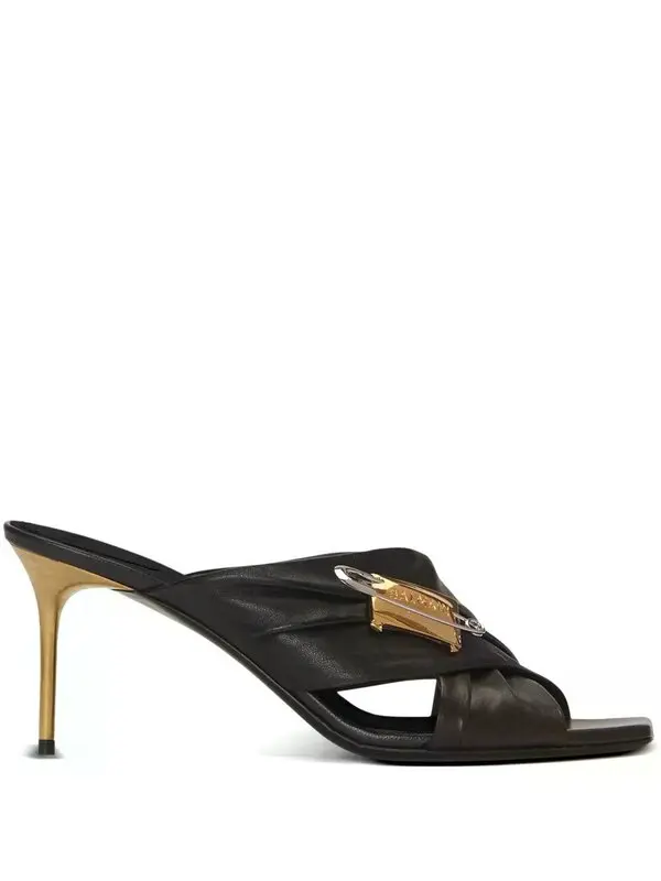 Balmain Safety Pin Stiletto Sandals