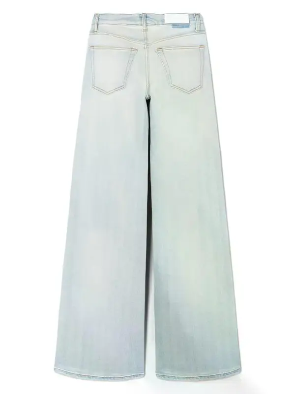 RE/DONE Mid-rise Wide Leg Jeans - Blue