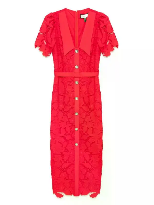 NISSA Lace Midi Dress