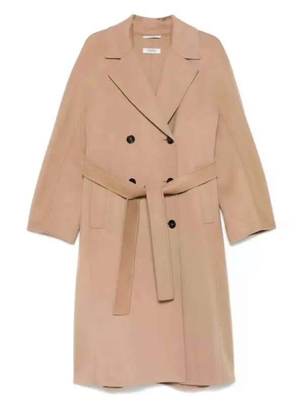 Max Mara Double-breasted Belted Coat
