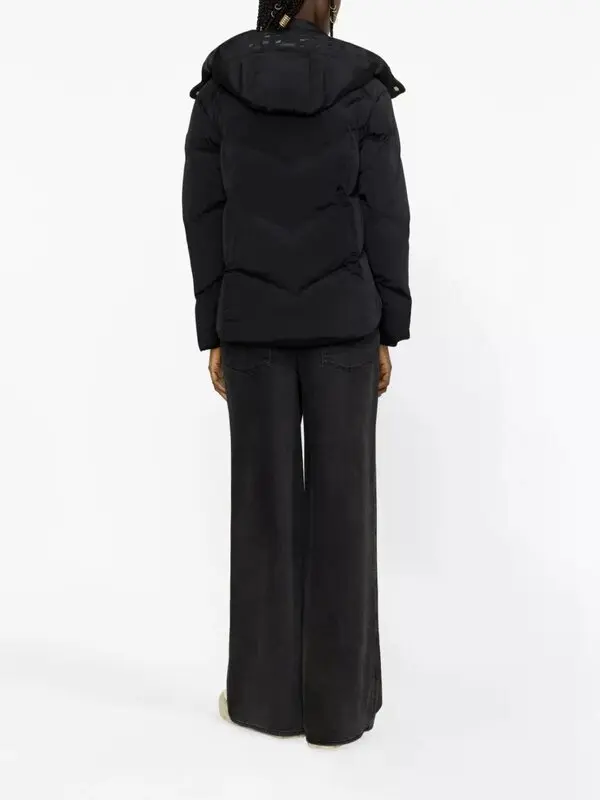 Woolrich Hooded Puffer Jacket With Engraved Detail