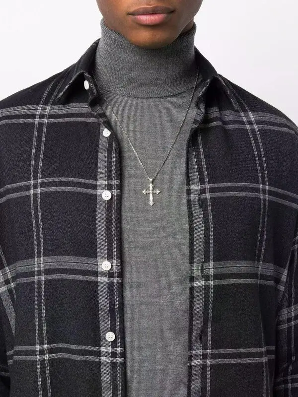 Emanuele Bicocchi Fleury Cross Pendant Necklace