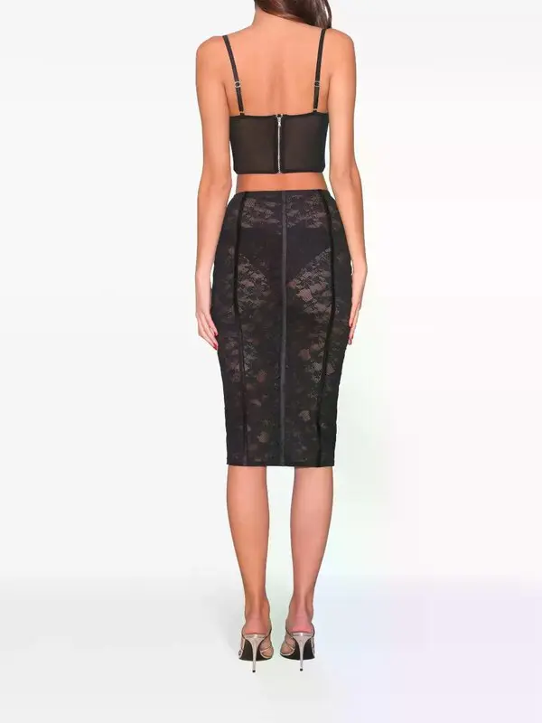 FLEUR DU MAL Longline Mesh Bustier