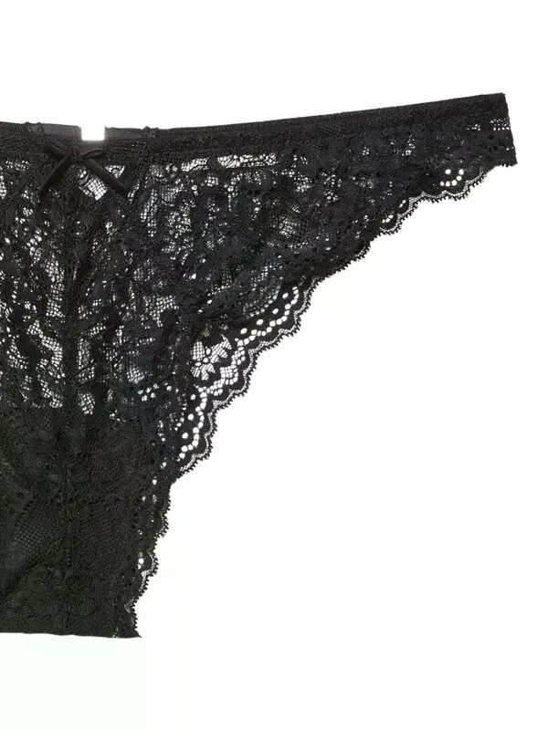 FLEUR DU MAL Bianca Thong - Black