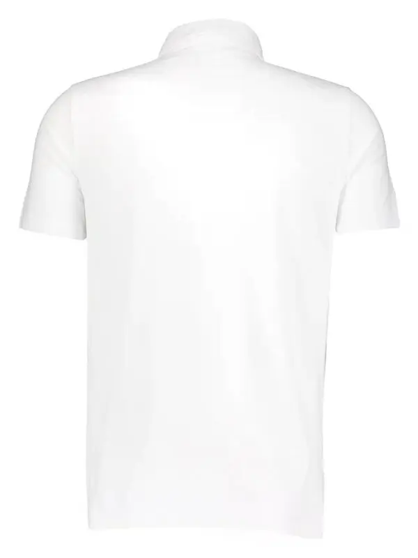 Majestic Filatures Short-sleeve Organic-cotton Polo Shirt - White