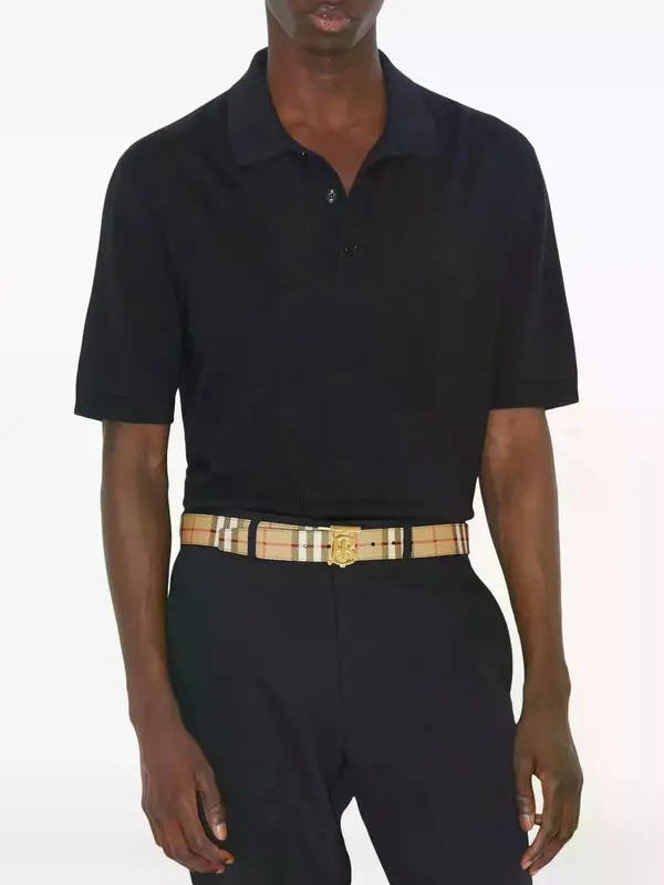 Burberry Reversible Check Tb Belt