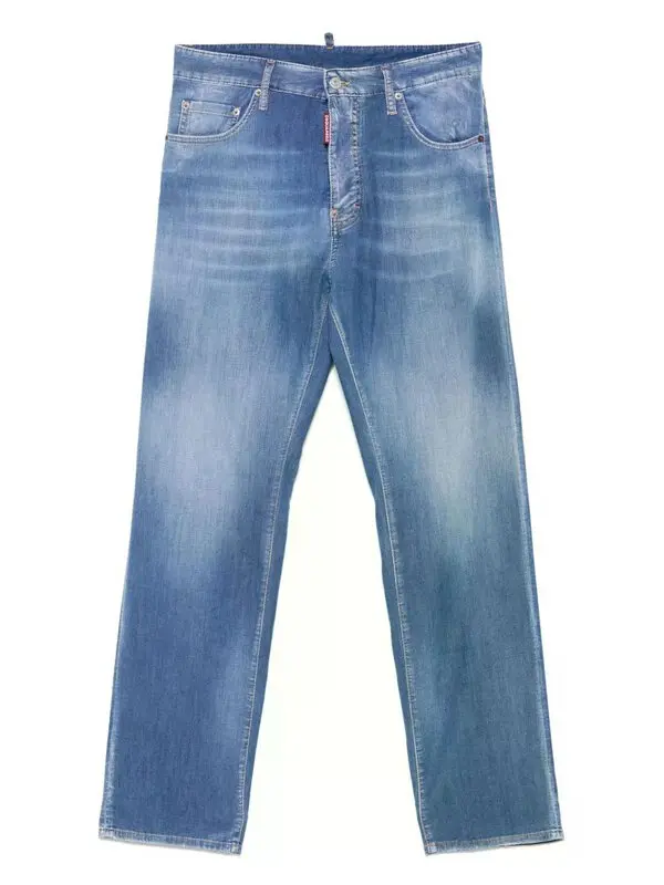 Dsquared2 Cerulean Logo-embroidered Jeans
