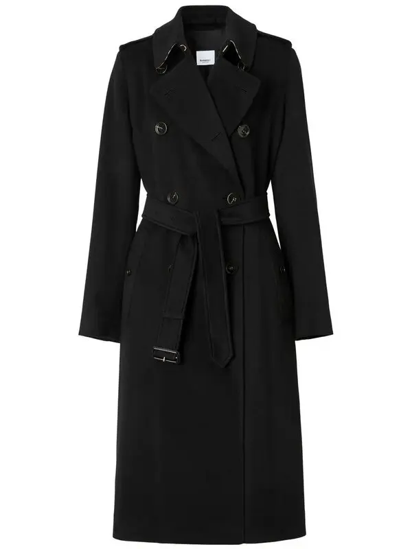 Burberry Kensington Cashmere Trench Coat