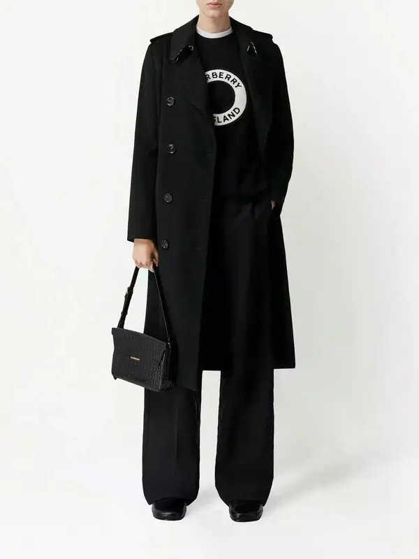 Burberry Kensington Cashmere Trench Coat
