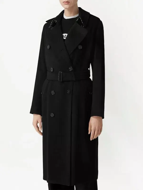 Burberry Kensington Cashmere Trench Coat