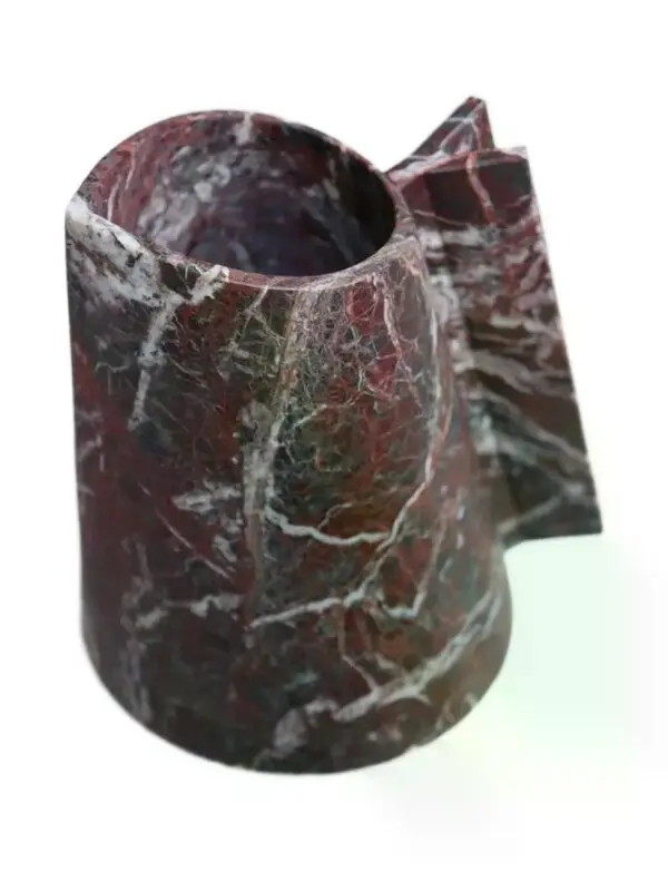 EDITIONS MILANO Marble Asymmetric Jug - Red