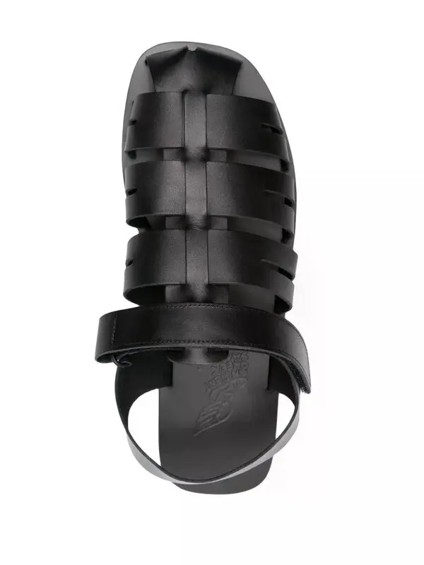 ANCIENT GREEK SANDALS Tilemachos Flat Leather Sandals