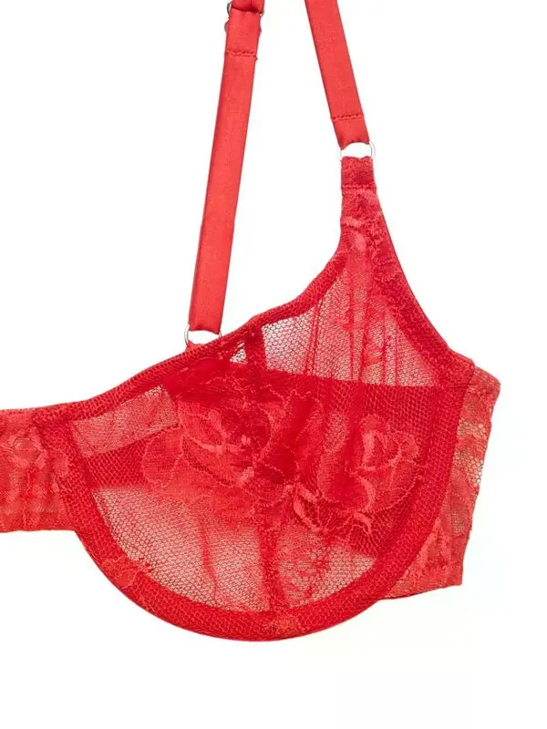 FLEUR DU MAL Bouquet Lace Scooped Balconette Bra
