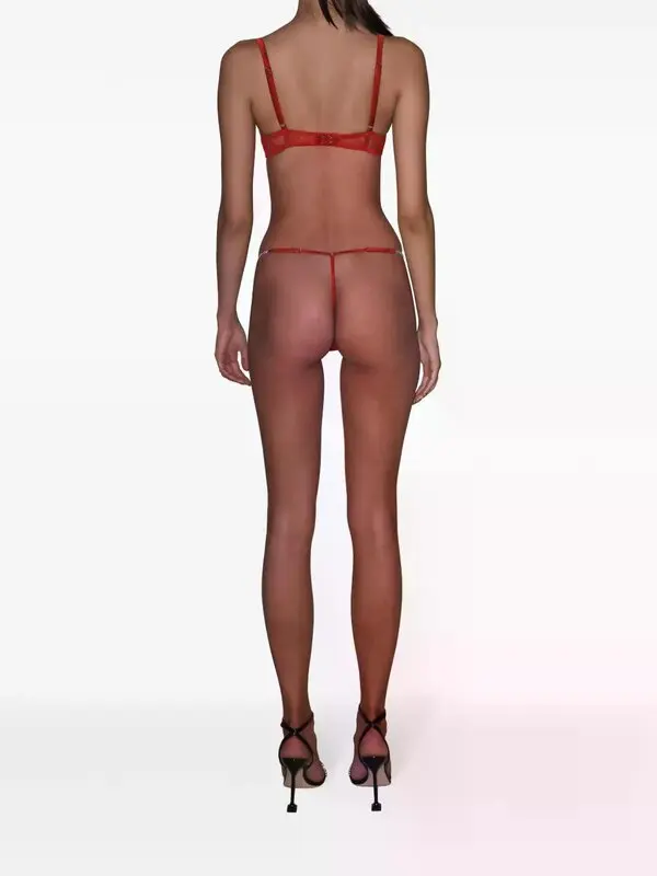 FLEUR DU MAL Bouquet Lace Scooped Balconette Bra
