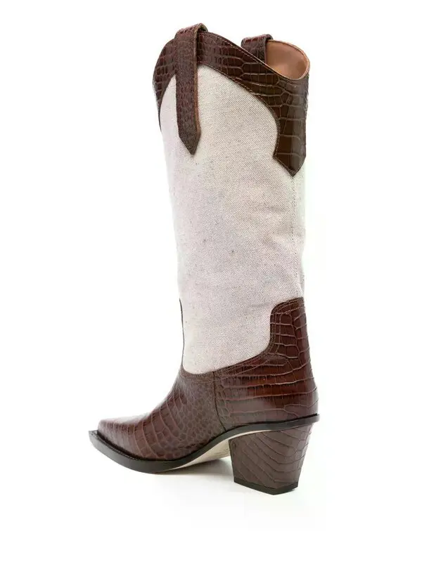 Paris Texas Rosario 60mm Two-tone Boots