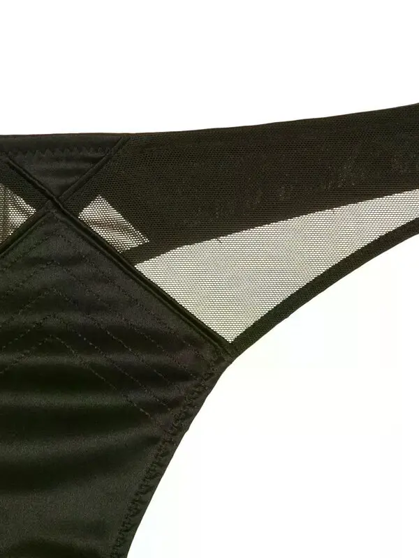 FLEUR DU MAL Top Stitch Thong