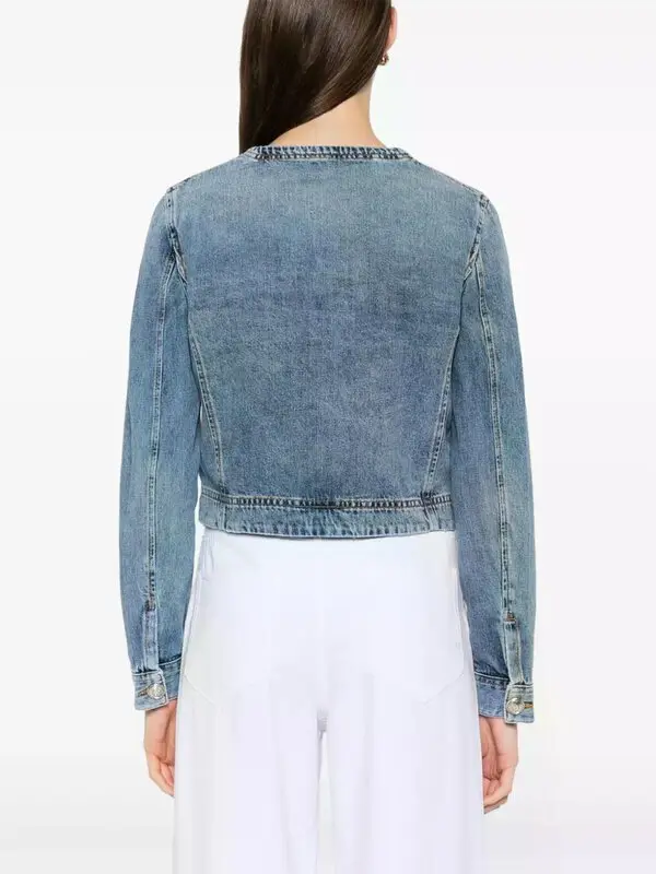 Pinko Cropped Denim Jacket