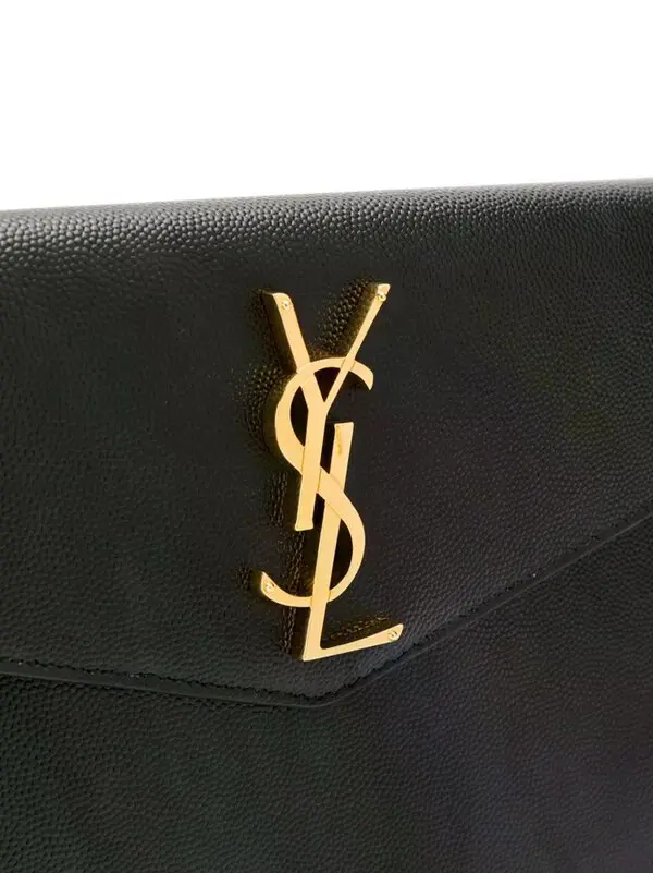 Saint Laurent Medium Uptown Logo-plaque Clutch