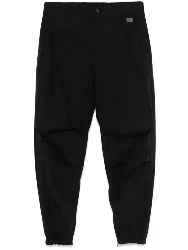 Dolce & Gabbana Logo Plaque Tapered Trousers