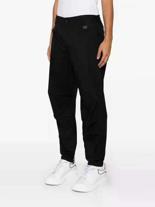 Dolce & Gabbana Logo Plaque Tapered Trousers
