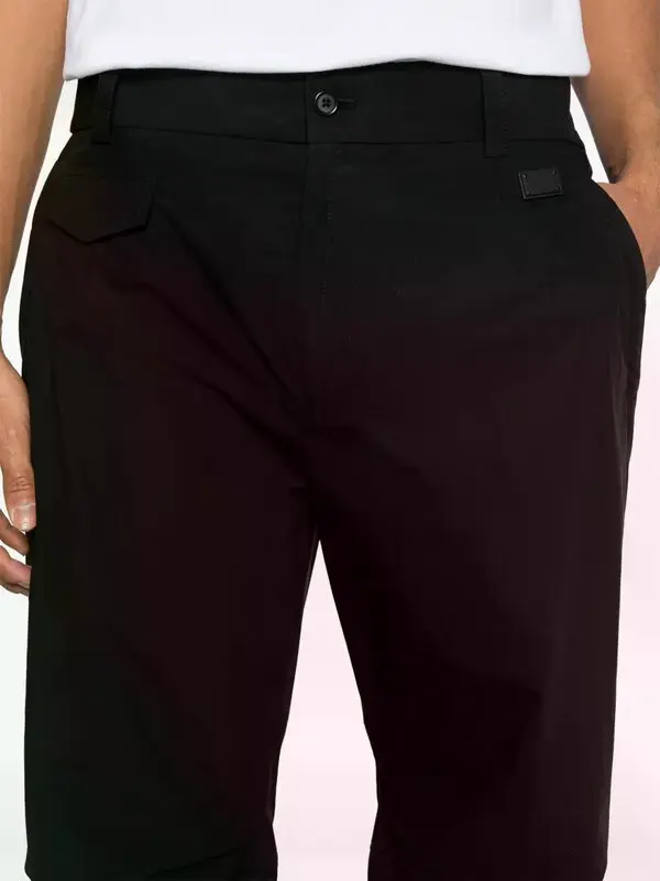 Dolce & Gabbana Logo Plaque Tapered Trousers