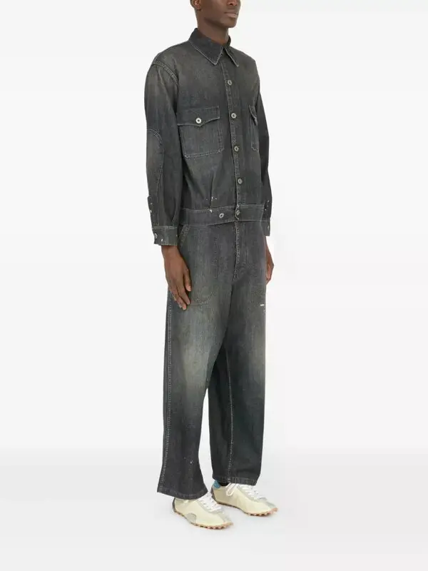 MAISON MARGIELA Denim Shirt Jacket - Black