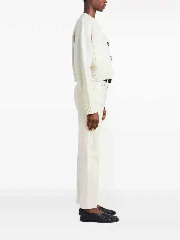 Proenza Schouler Sofia Cashmere-wool Cardigan - Neutrals