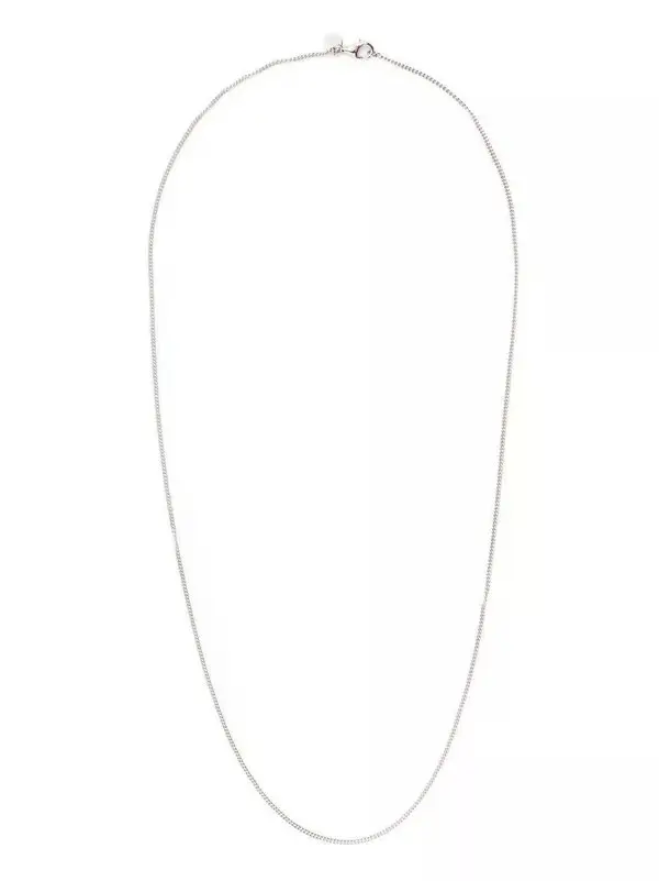 Tom Wood Sterling Curb Chain Slim Necklace - Silver