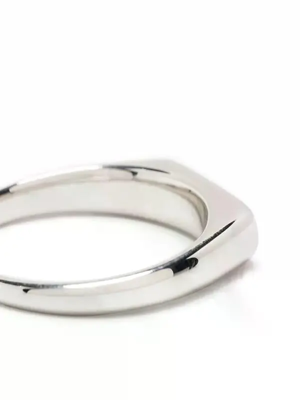 Tom Wood Knut Signet Ring - Silver