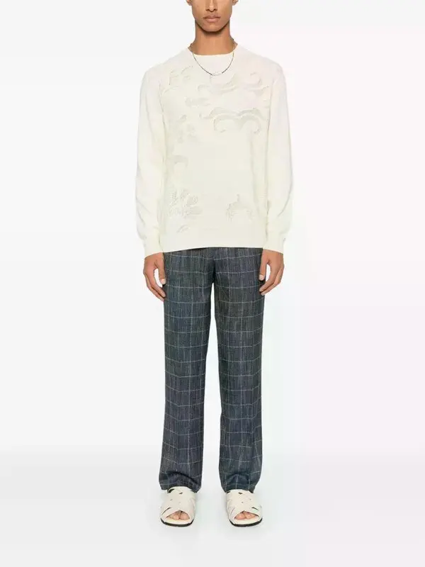 Etro Patterned Jacquard Sweater