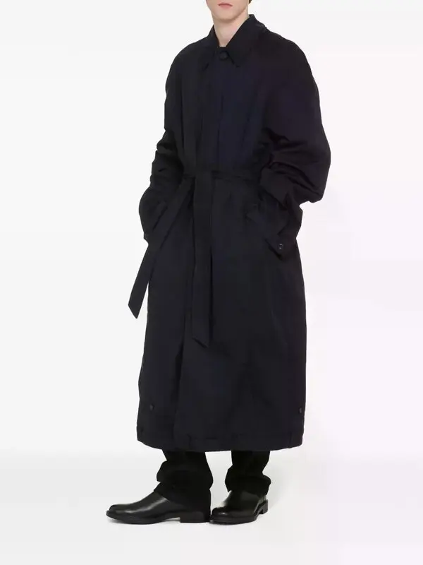 Balenciaga Deconstructed Long Cotton Coat