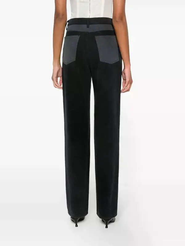 ROTATE BY BIRGER CHRISTENSEN Two-tone Tapered Jeans