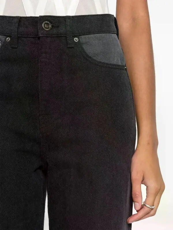 ROTATE BY BIRGER CHRISTENSEN Two-tone Tapered Jeans