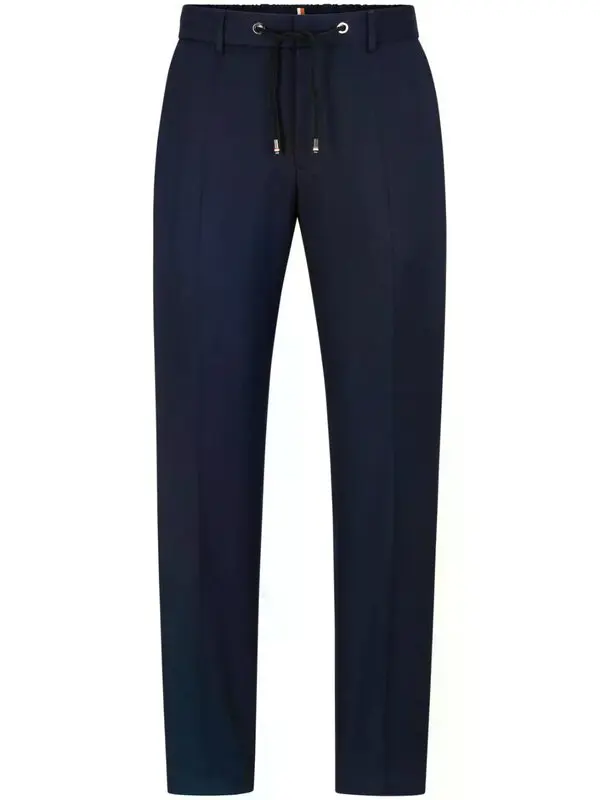 BOSS H-genius-ds-b1 Slim-cut Trousers - Blue