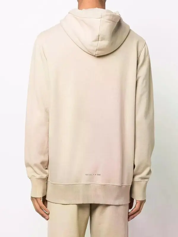 1017 Alyx 9sm Logo Print Cotton Hoodie
