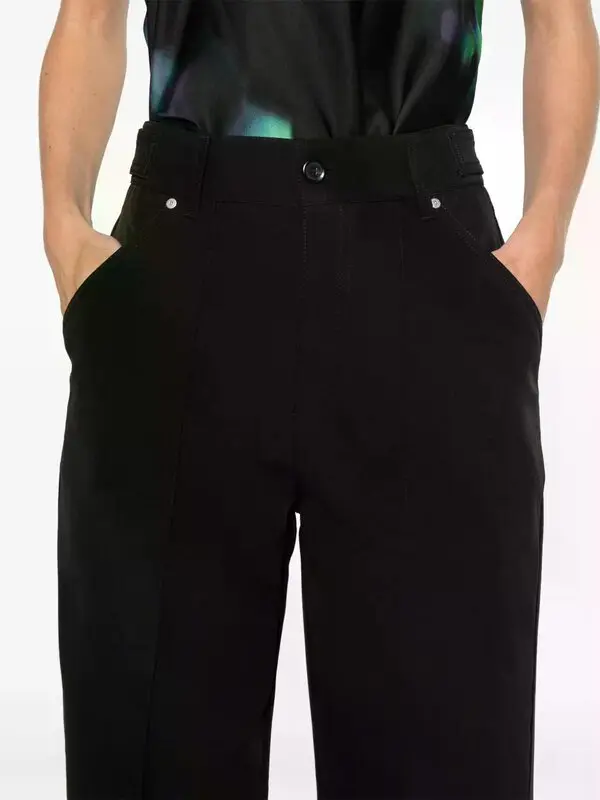 Pinko High-waisted Straight Leg Trousers