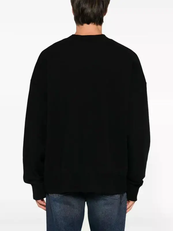 Palm Angels Logo-print Sweatshirt - Black