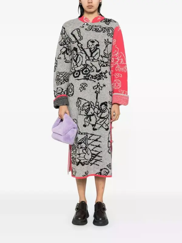YANYAN Patterned Dress