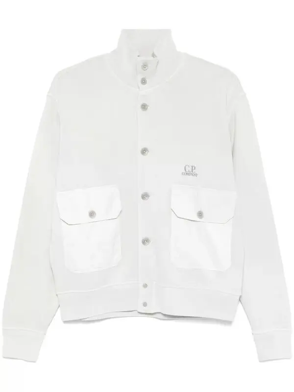 C.P. COMPANY Diagonal-fleece Cotton Sweatshirt