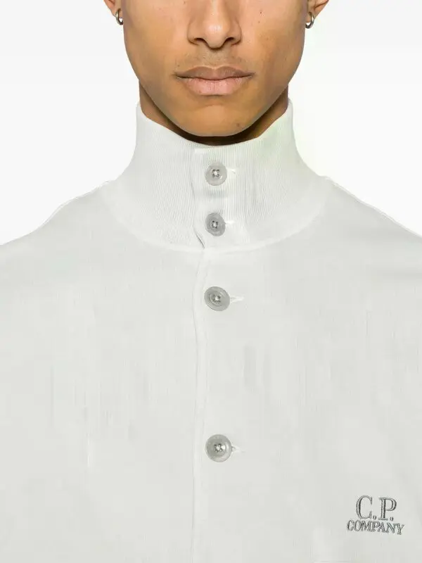 C.P. COMPANY Diagonal-fleece Cotton Sweatshirt